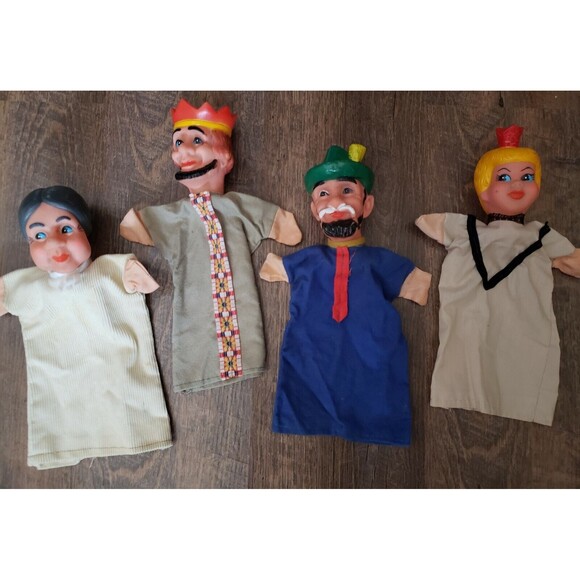 Unbranded | Toys | Lot Of 4 Vintage Red Riding Hood Rubber Head Hand ...